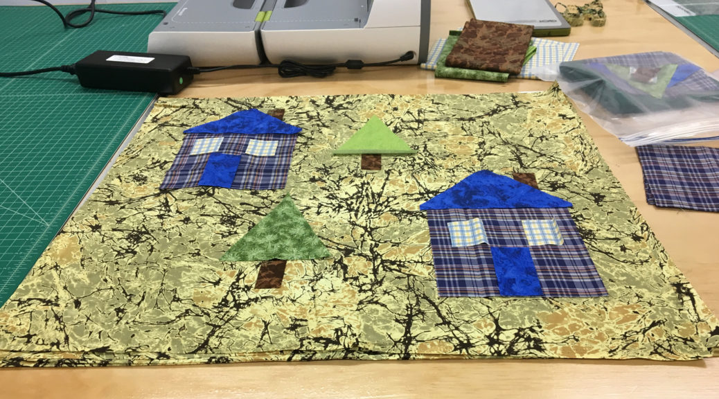Applique Class – Cabin in the Woods | Lady Bird Quilts