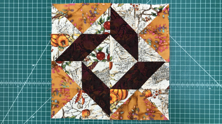 Sewing Class – Scrappy Quilt Block 11: Whirlpool – Lady Bird Quilts