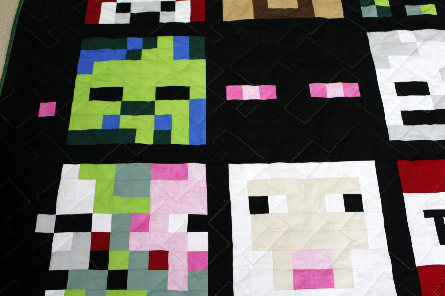 Minecraft Quilt! – Lady Bird Quilts