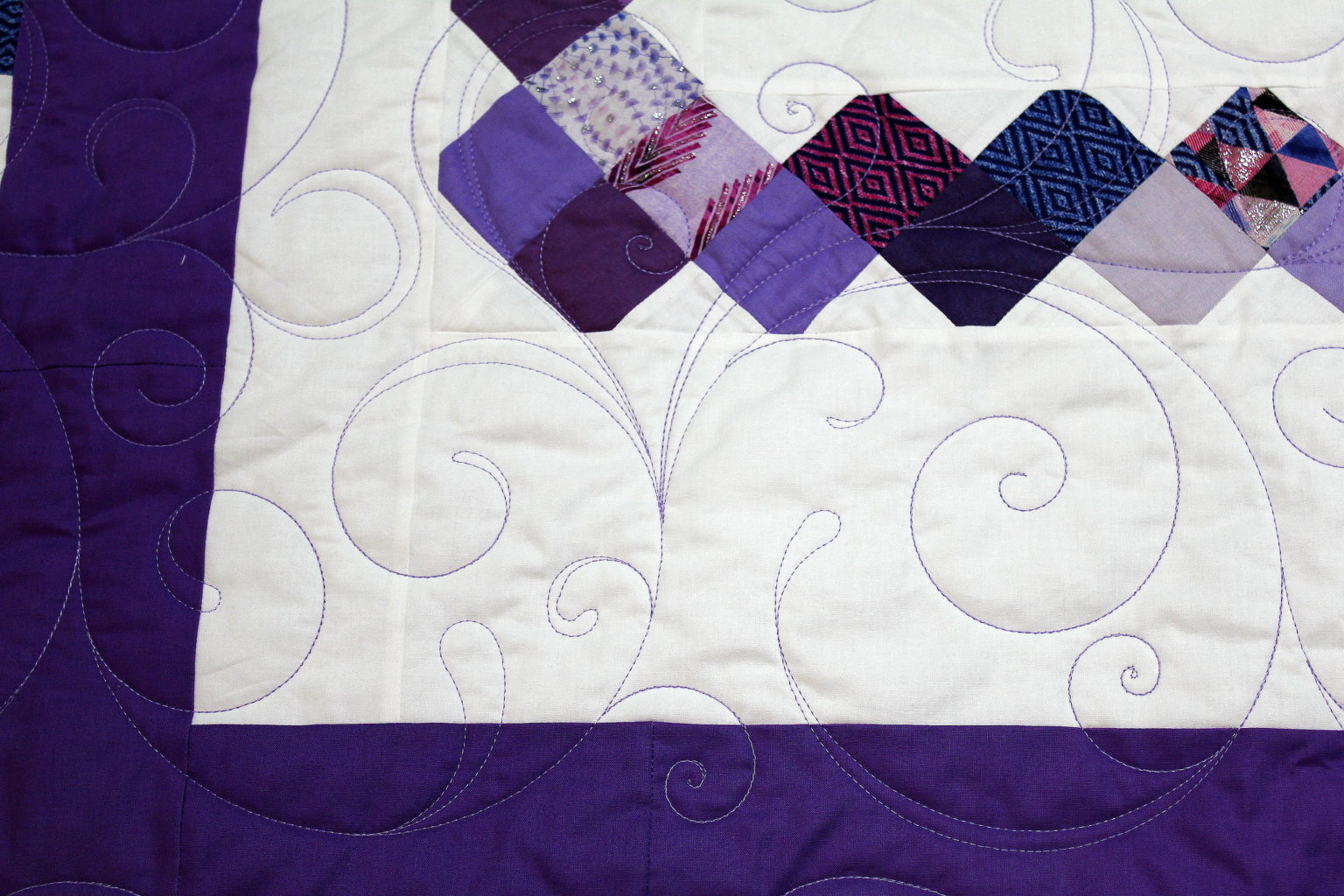 Patti’s Purple Patchwork Quilt! – Lady Bird Quilts