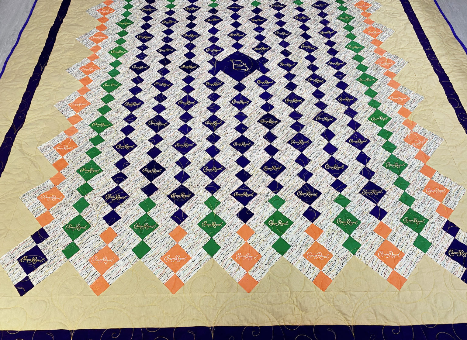 Patti’s Chandelier Crown Royal Quilt! – Lady Bird Quilts